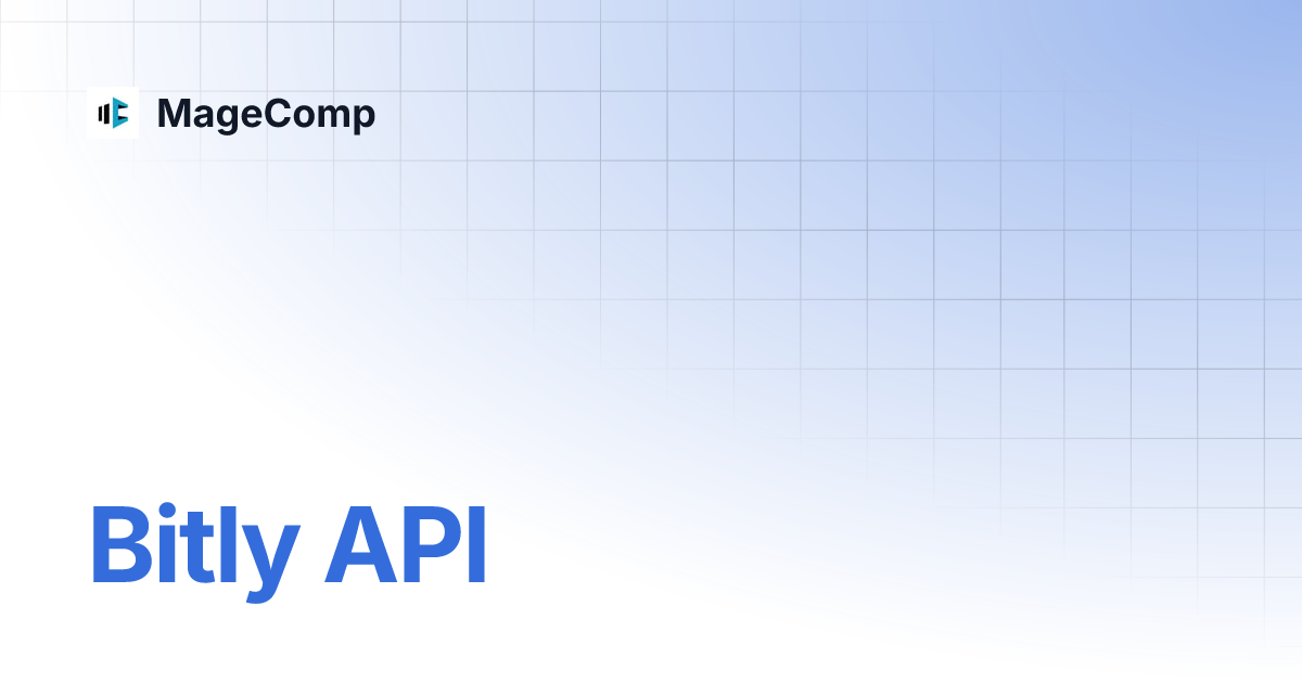 Bitly API | MageComp